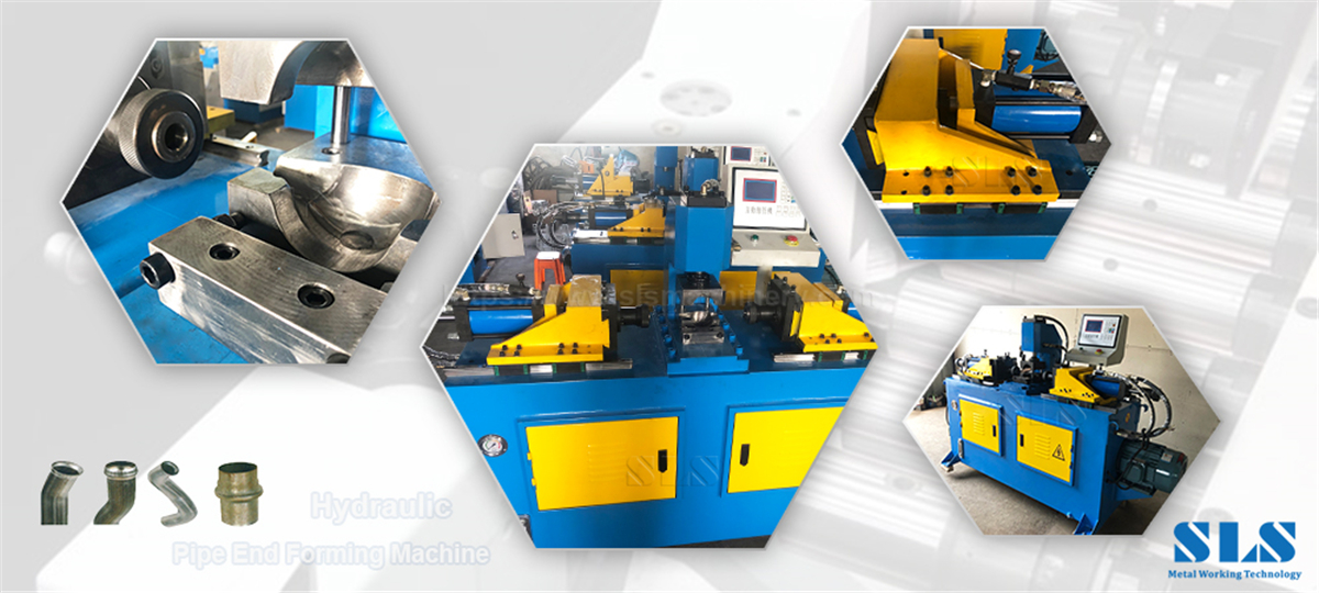 TM-40NC Type Double Head Hydraulic Cone Pipe Reducing Tube End Flare ...